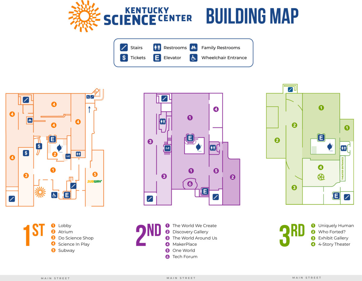 Map - Kentucky Science Center